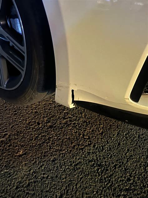 자동차 밑 앞범퍼 휀다 쪽 깨짐 지식in