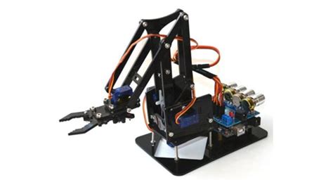 adeept 5dof robotic arm kit for arduino uno r3 robotshop 40 off