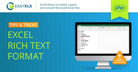 Rich Text Format For Excel Cells In Php Easyxls Guide