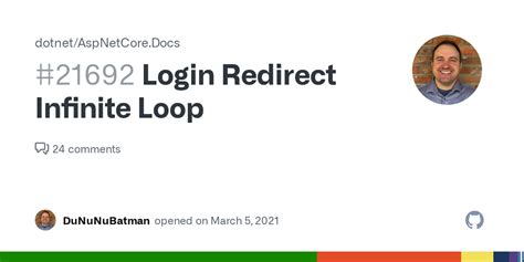 Login Redirect Infinite Loop · Issue 21692 · Dotnetaspnetcoredocs · Github