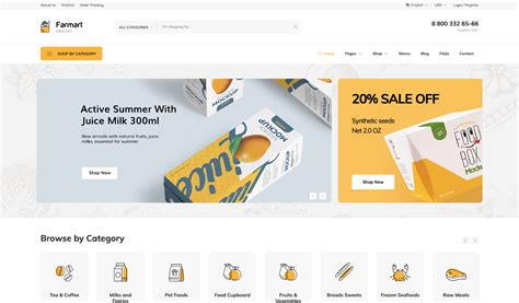 Farmart - Single or Multivendor Laravel eCommerce System - Aplikasi Pendidikan