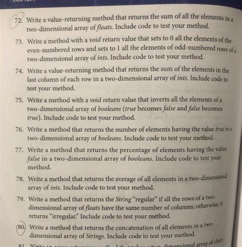 Solved Test Your 72 Write A Value Returning Method That