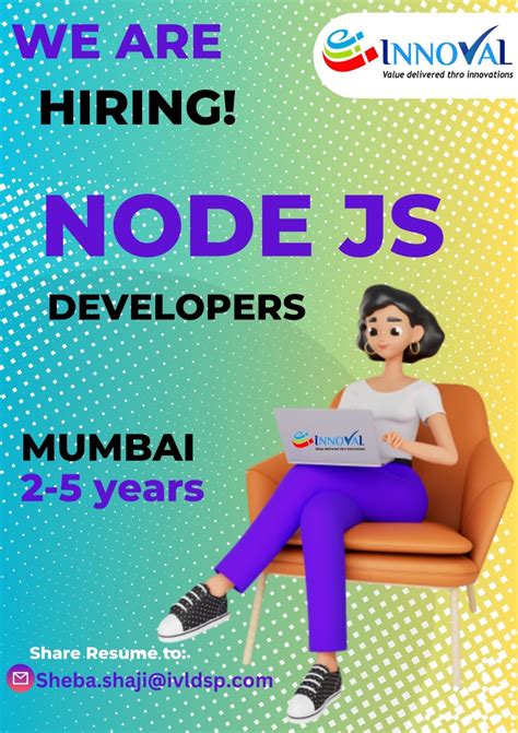 Sheba M Shaji On Linkedin Hiring Nodejs Developerjobs Mumbai