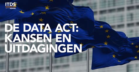 De Europese Datastrategie In Uitvoering De Data Act Itds