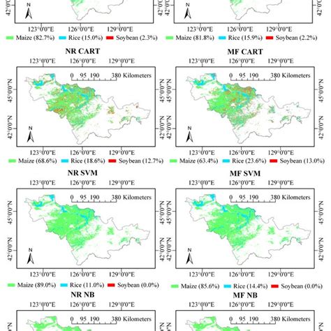 Crop Mapping Images Using The Nadir Reflectance Data Nr And