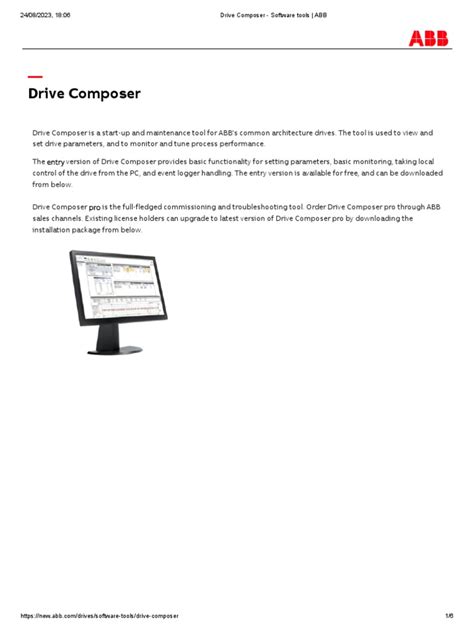Drive Composer Software Tools Abb Pdf Security Computer Security