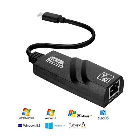 Type C Ethernet Adapter 10 100 1000Mbps