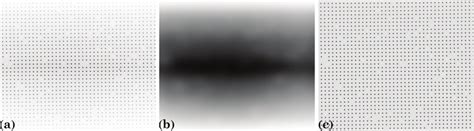 Non Uniform Background Correction A Image X Ray Target B
