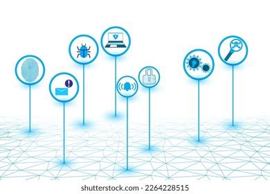 Big Data Visualization Managment Technology Abstract Stock Vector Royalty Free