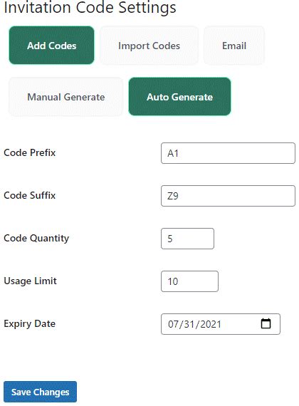 How To Use Invitation Codes To Register Users On WordPress
