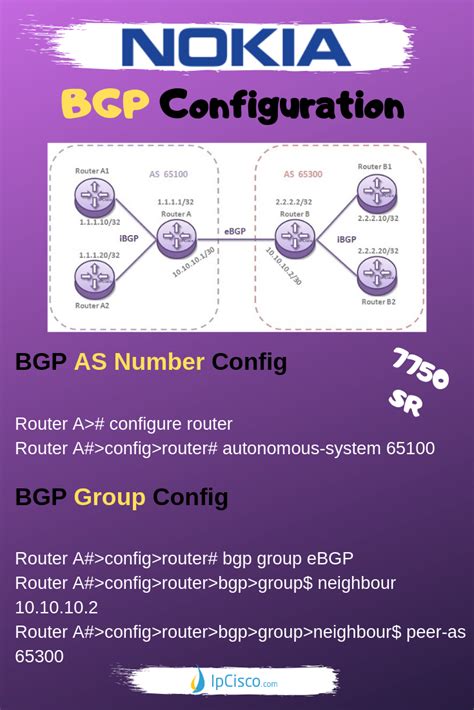 Nokia Bgp Configuration How To Configure Bgp On Nokia Service Routers