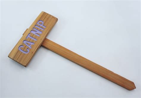 Catnip Garden Sign Outdoor Marker Yard Art Plant Label Etsy