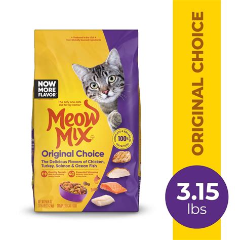 Meow Mix 3 15 Pound Original Bag Each 3 15 Pounds Kroger