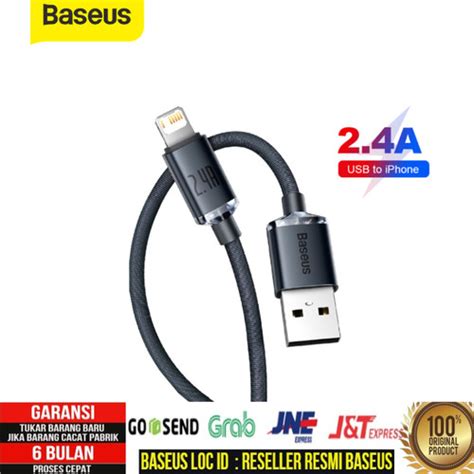 Jual Baseus Crystal Shine Kabel Iphone Cable Usb To Lightning Fast