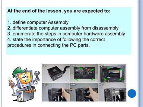 Computer Assembly And Disassembly Nd Lesson Part Ppt IT And Internet Support Internet
