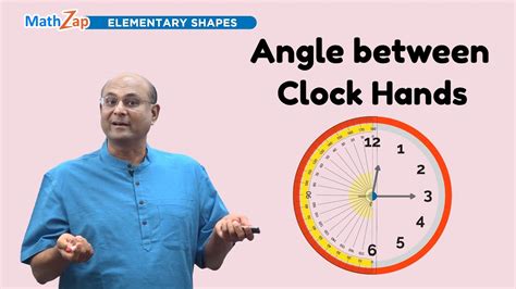 Angle Between Hands Of A Clock Elementary Shapes Class 6 Maths