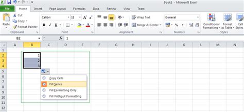 Enable Auto Fill Options In Excel 2010 Via Enable Fill Handle And Cell
