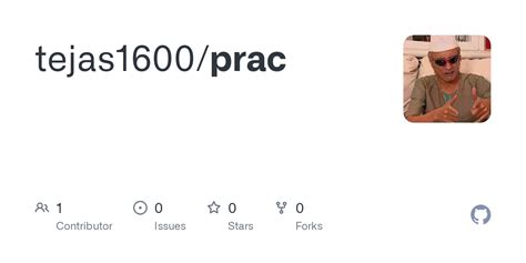 GitHub Tejas Prac