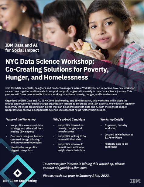 nyc data science workshop for nonprofits