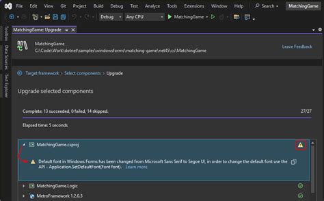 Net Framework Winforms アプリを Net にアップグレードする Windows Forms Net Microsoft Learn