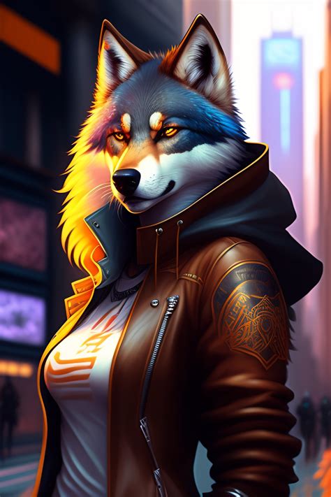 Lexica Beautiful Furry Art Portrait Commission Of A Furry Anthro Wolf