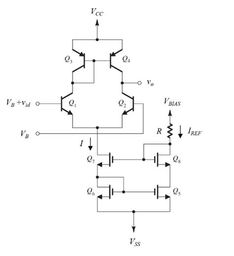 Solved For The Current Mirror Loaded Differential Pair In Chegg Com