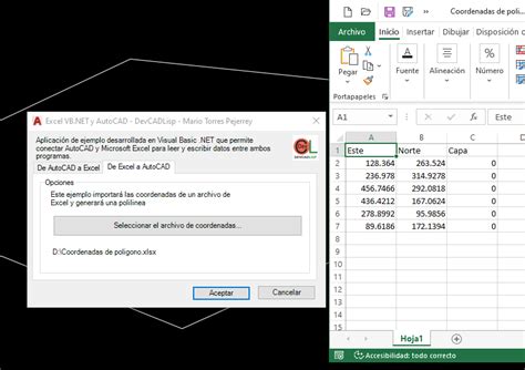 Proyecto Visual Basic Net Para Conectar Autocad Con Excel Mediante Una Dll Post 7 Importar