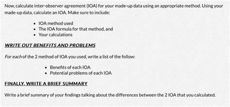 Solved Interval Recording Ioa For Partial Interval