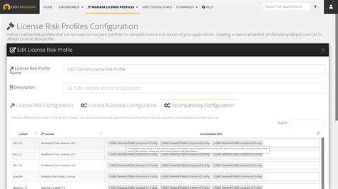 Feature Focus Component License Compatibility Cast Highlight