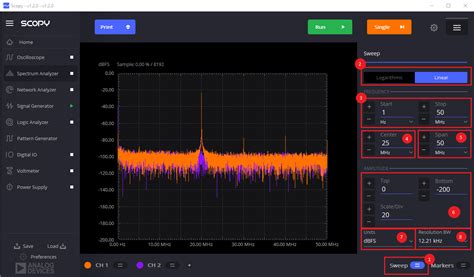 Scopy Spectrum Analyzer [analog Devices Wiki]