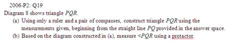 Kiwi Blurr Past Year Questions Mathematics Form Chapter Geometrical Constructions