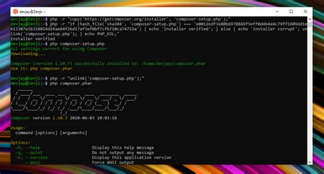 Install Php 7 And Composer On Windows 10 Through Ubuntu In Wsl Chief Of Stack