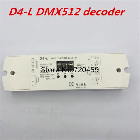 LED Decoder D L DMX Decoder V A Channel Constant Voltage Or Constant Current DMX
