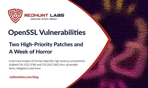 OpenSSL V Two High Priority Patches And A Week Of Horror