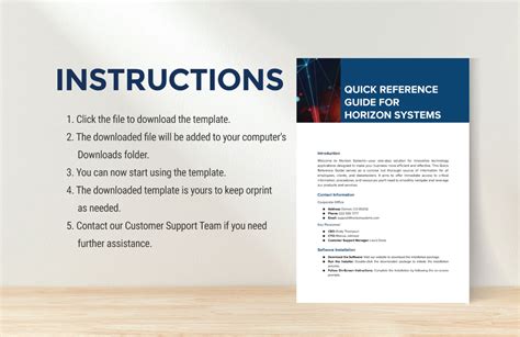 Free Quick Reference Guide Template Download In Word