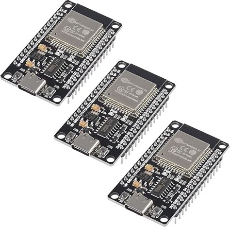 Amazon Com AITRIP 3PCS 30Pins USB C ESP WROOM 32 Development Board 2 4GHz Dual Mode WiFi