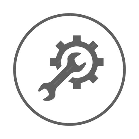 Premium Vector Configuration Science Settings Tools Icon Gray Vector