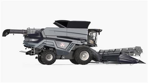 Driver Harvester Massey Ferguson Ideal 3d Model 199 3ds Blend C4d