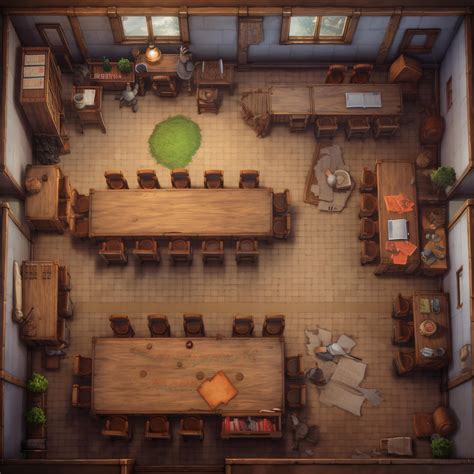 10 Classroom Battle Maps Dnd Pathfinder Dandd Battlemap Dungeons And Dragons Roll20 Fantasy