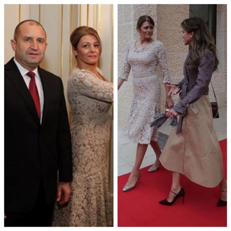 САМО В ПИК И РЕТРО Тоалетът на Деси Радева от приема при Кралицата изваден от нафталина