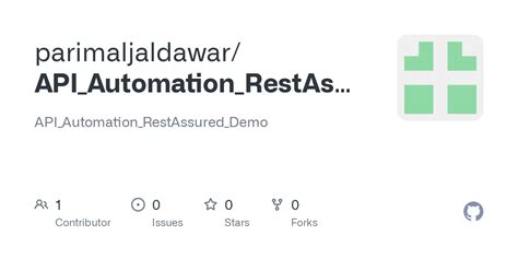 Github Parimaljaldawarapiautomationrestassureddemo Api