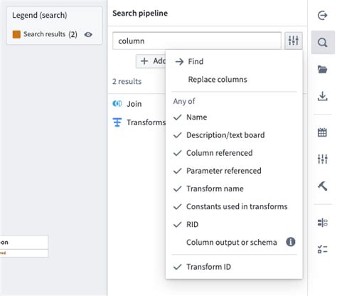 Pipeline Builder • Pipeline Management • Find And Replace • Palantir