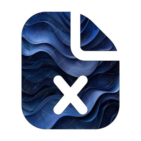 Premium Photo Icon Photo Eps File Excel Blue Gradient Background