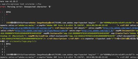 Error Parsing Error Unexpected Character · Issue 3882 · Vuejs