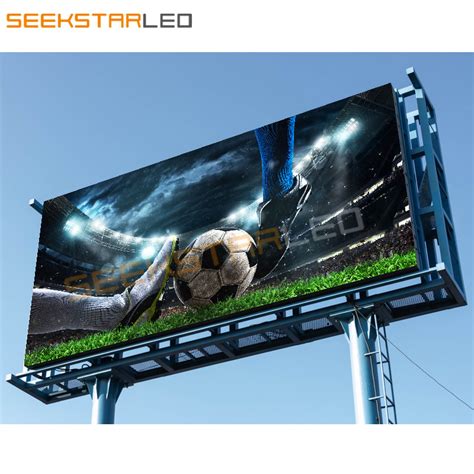 Outdoor Brightness Naked Eye Giant Full Color Advertising Sign Board P LED Video Display LED