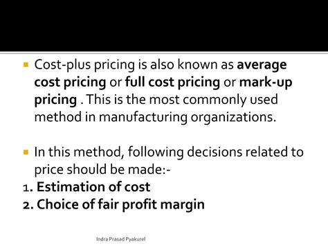 Cost Plus And Incremental Pricing Method Pptx Automotive Industry Industries