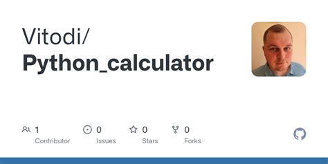 GitHub Vitodi Python Calculator