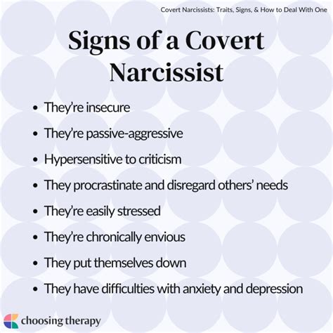 15 Signs of a Covert Narcissist