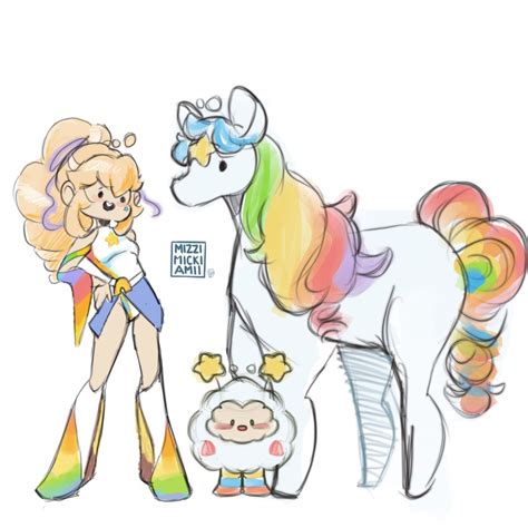 Wisp To Rainbowland ~ Mizzimickiamii Cute Drawings Character Design