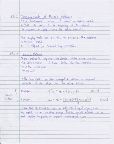 Civeng 2i03 Lecture 2e03 Lecture 29 Ch25 Improvements Of Eulers